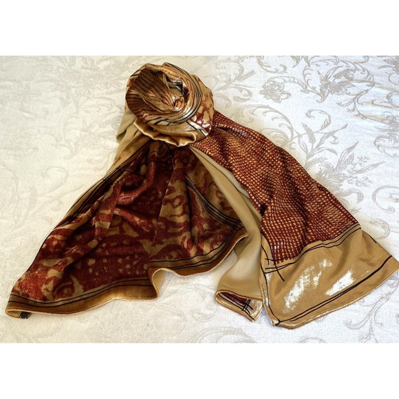 Richard Tyler | Accessories | Richard Tyler Camelburgundyblack ...